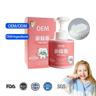 China Sample Size Organic Children Toothpaste Minty Freshness Fluoride Gentle Cleaning Enamel Protection Kids Dental Hygiene for sale