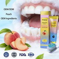 China Toothpaste formulated to provide enamel repair cavity prevention and breath freshening benefits with a refreshing mint peach flavor for sale