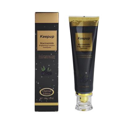 China bamboo Toothpaste featuring whitening agents cavity protection and breath freshening properties for effective daily dental care for sale