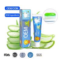 China Factory Custom Transparent Aloe Vera Toothpaste with natural ingredients for effective plaque removal and fresh breath suitable for daily oral care routines for sale