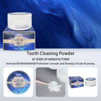 China Customizable Wholesale Private Logo Probiotic Oral Hygiene Teeth Whitening Cleaning Stains Powder for Home Teeth Bleaching for sale