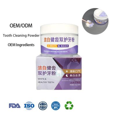 China Home Use Tartar Lemon Mint Probiotic Pearl White Teeth Whitening Powder Natural Multi-Purpose Whitening Accessories for sale