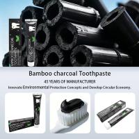 China High Quality Customizable Dentifrice Blanchissant Bamboo Charcoal Toothpaste Natural Activated Teeth Whitening Manufacturer for sale