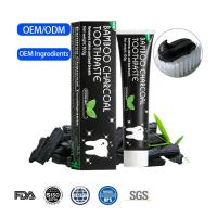 China High Quality Customizable Dentifrice Blanchissant Bamboo Charcoal Toothpaste Natural Activated Teeth Whitening Manufacturer for sale