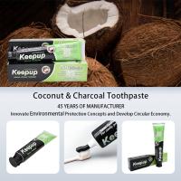 China Wholesale Custom Your Logo OEM/ODM Anti Gingivitis Anti Plaque SLS Toothpaste with Aloe Vera and Mint Charcoal Vegan Toothpaste for sale