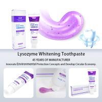 China Custom Lysozyme Herbal Whitening Toothpaste Freshens Breath Antibacterial Anti-cavity and Effectively Removes Tooth Stains for sale