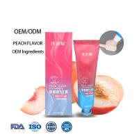 China Private Label White Peach Freshens Toothpaste Oral Care Products Deep Cleansing Stubborn Stains Remove Yellow Brightening for sale