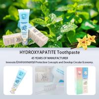 China 10% Nano Hydroxyapatite Whitening Toothpaste Anti-Bacterial Anti-Cavity Features Oral Refreshing Vanilla Mint Peach for sale