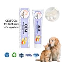China Customizable Wholesale High Quality Dog Dental Care Safe Pet Toothpaste Whitening Chemical Improved Oral Hygiene Gently Removes for sale