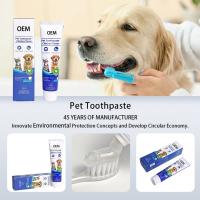 China Customizable Professional Oral Cleaning Fresh Mint Pet Toothpaste Chicken Flavor Pet Dental Care Toothpaste for Dogs and Cats for sale