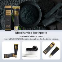 China Customized Niacinamide Teeth Whitening Toothpaste Anti-cavity Oral Cleaning Bamboo Charcoal Home Dentifrice Whitening for sale