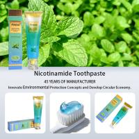 China Customized New Niacinamide Whitening Toothpaste Mint Flavor, Anti-cavity Oral Cleaning Whitening Toothpaste for Home Use for sale