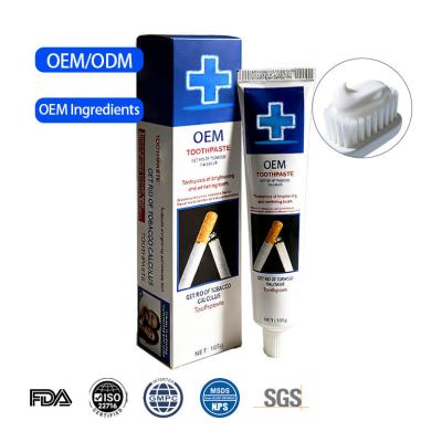 China Effective Toothpaste for Smokers 100g Removes Tobacco Stains Fights Cavities and Whitens Teeth Use at Home for sale