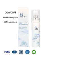 China Factory Custom Portable Oral Spray Long Lasting Fragrance Deodorizing Gardenia Flavored Breath Freshener for Outdoor Use for sale