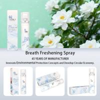 China Factory Custom Portable Oral Spray Long Lasting Fragrance Deodorizing Gardenia Flavored Breath Freshener for Outdoor Use for sale
