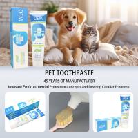 China Customizable Hot Sell High Quality Dog Dental Care Safe Chemical Pet Toothpaste Whitening Improved Oral Hygiene Gently Removes for sale