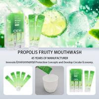 China Wholesale Convenient Disposable Mouthwash Lime Flavor Keeps Breath Fresh Probiotic Mouthwash for Outdoor Travel for sale