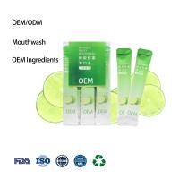 China Wholesale Convenient Disposable Mouthwash Lime Flavor Keeps Breath Fresh Probiotic Mouthwash for Outdoor Travel for sale