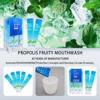 China Custom Probiotic Mouthwash Minty Flavor Freshens Breath Portable Disposable Mouthwash for Outdoor Use for sale