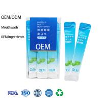 China Custom Probiotic Mouthwash Minty Flavor Freshens Breath Portable Disposable Mouthwash for Outdoor Use for sale