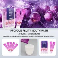 China Factory Custom Grape Flavored Mouthwash Fruit Flavored Probiotic Mouthwash Portable Disposable Mouthwash for Outdoor Travel for sale