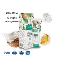 China Factory's Mint Flavor Organic Coconut Oil Toothpaste Deep Cleans Gums Fresh Breath Whitening Customizable Private Label ODM OEM for sale