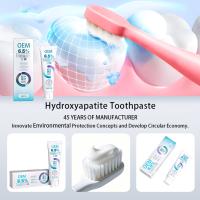 China Factory Custom 6.5%Nano-Hydroxyapatite Fluoride-Free Toothpaste Teeth Whitening Stain Removal Enamel Protection for Home Use for sale