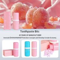 China Keepup Custom Probiotic Toothpaste Tablets Portable Mouthwash Particles Peach Flavor Suitable for Outdoor Travel for sale