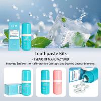 China Custom Probiotic Mint Flavored Toothpaste Tablets Cleanse Breath and Freshen Mouth Portable Mouthwash Granules for Outdoor Use for sale