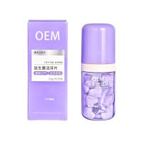 China Custom Containing Baking Soda Mouthwash Granules Remove Bad Breath Grape Flavored Probiotic Toothpaste Tablets for Outdoor Use for sale
