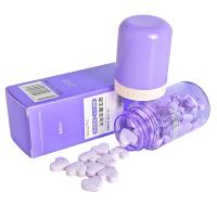 China Custom Containing Baking Soda Mouthwash Granules Remove Bad Breath Grape Flavored Probiotic Toothpaste Tablets for Outdoor Use for sale