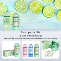 China OEM Wholesale Jasmine Flavored Mouthwash Granules to Cleanse the Mouth Remove Odor Baking Soda Toothpaste Tablets for Outdoor for sale