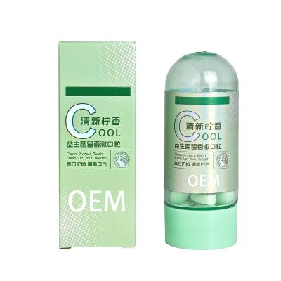 China OEM Wholesale Jasmine Flavored Mouthwash Granules to Cleanse the Mouth Remove Odor Baking Soda Toothpaste Tablets for Outdoor for sale