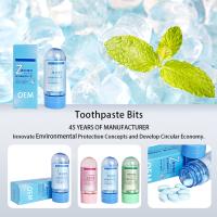 China Custom Tooth-cleaning pellets Mint Flavored Probiotic Mouthwash Granules Cleanse Breath Freshen the Mouth Portable Toothpaste Tablets for Outdoor Use for sale