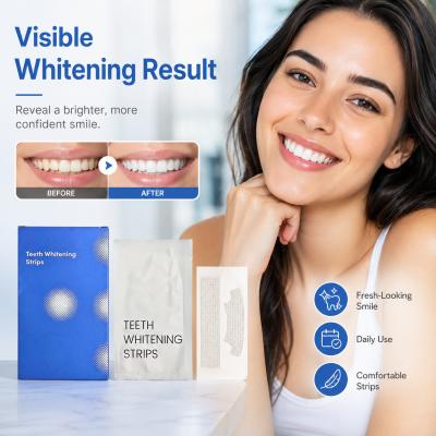 China Factory Supplier Tooth Whitening Strips White Private Label Teeth Whitening Strips for Home Use for sale