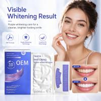China 5D Bright White Teeth Whitening Strips Dental Kit Oral Hygiene Care Bleach Tooth Strips for Sensitive Teeth for sale
