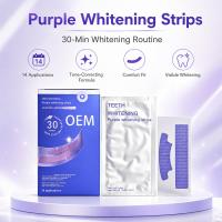 China 5D Bright White Teeth Whitening Strips Dental Kit Oral Hygiene Care Bleach Tooth Strips for Sensitive Teeth for sale