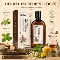 China Customized Chinese Herbal Mouthwash to Suppress Gum and Oral 500ml Household Mouthwash for sale