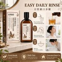 China Customized Chinese Herbal Mouthwash to Suppress Gum and Oral 500ml Household Mouthwash for sale