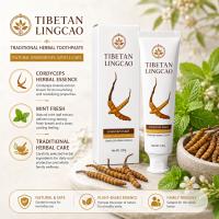 China Toothpaste Factory Customizes Teeth Whitening Toothpaste with Herbal Cordyceps Ingredients to Relieve Gum Oral for sale