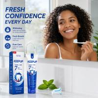 China Factory Custom Multi Effect Mint Toothpaste 7 in 1 Oral Care Teeth Whitening Tartar Control Sensitive Relief Custom Logo for sale