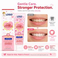 China OEM/ODM Custom Olaf Kids Toothpaste Anti Sugar Acid Protects Tooth Enamel Sweet Orange Flavor Anti-Cavity Children's Toothpaste for sale