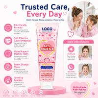China OEM Children Organic Regular Size 12H Anti-Cavity Fresh Mint Toothpaste Tube for Home Use Strong & Sensitive Teeth Care for sale