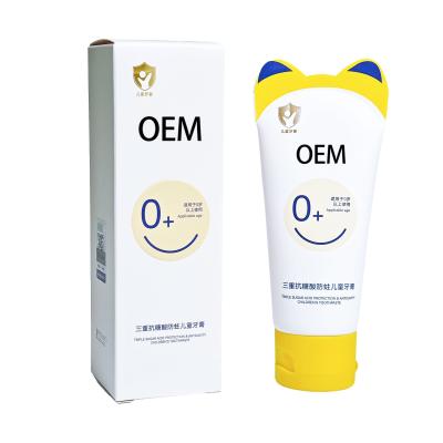 China Custom Fruit Flavor Toothpaste for Children Anti Cavity Antibacterial Probiotic Fluoride Toothpaste Suitable for Home Use for sale