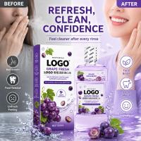 China Customized 500ml Household Mouthwash with Grape Flavor Eliminates Odors Maintains Oral Hygiene Mouthwash for sale