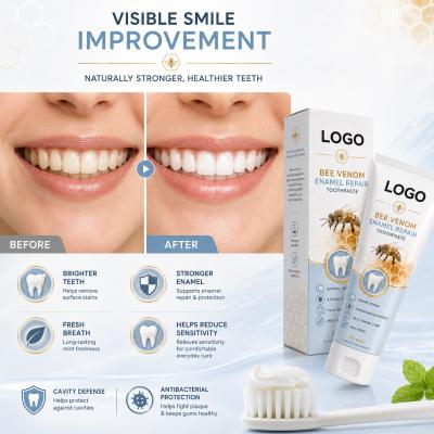 China Natural Ginseng Propolis Whitening Toothpaste Mint Fluoride-Free Deep Cleaning Toothpaste for Gum Care Cavity Prevention for sale