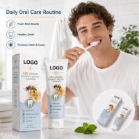 China Intensive Stain Removal Anti-Cavity Whitening Disposable Toothpaste with Herbal Extracts Ginseng Propolis for Protection for sale