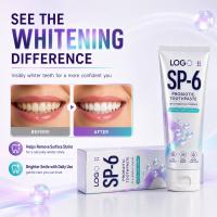 China Keepup SP-6 Probiotic Teeth Whitening Toothpaste Mint Flavor Organic Ingredients Fluoride Free Removes Stains Cleans Mouth for sale