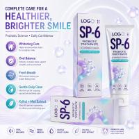 China 100% Natural Oral Cleaning Tooth Stains Removal Teeth Gum Care Brightening Probiotic Whitening Sp-6 Toothpaste for sale
