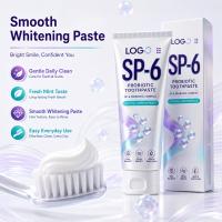 China 100% Natural Oral Cleaning Tooth Stains Removal Teeth Gum Care Brightening Probiotic Whitening Sp-6 Toothpaste for sale